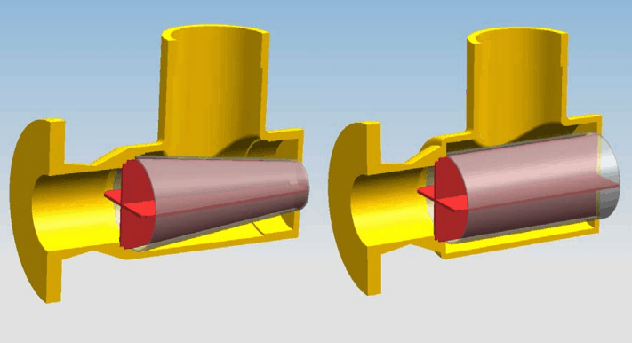 Flow Analysis – Suction Diffuser Flex – Metraflex