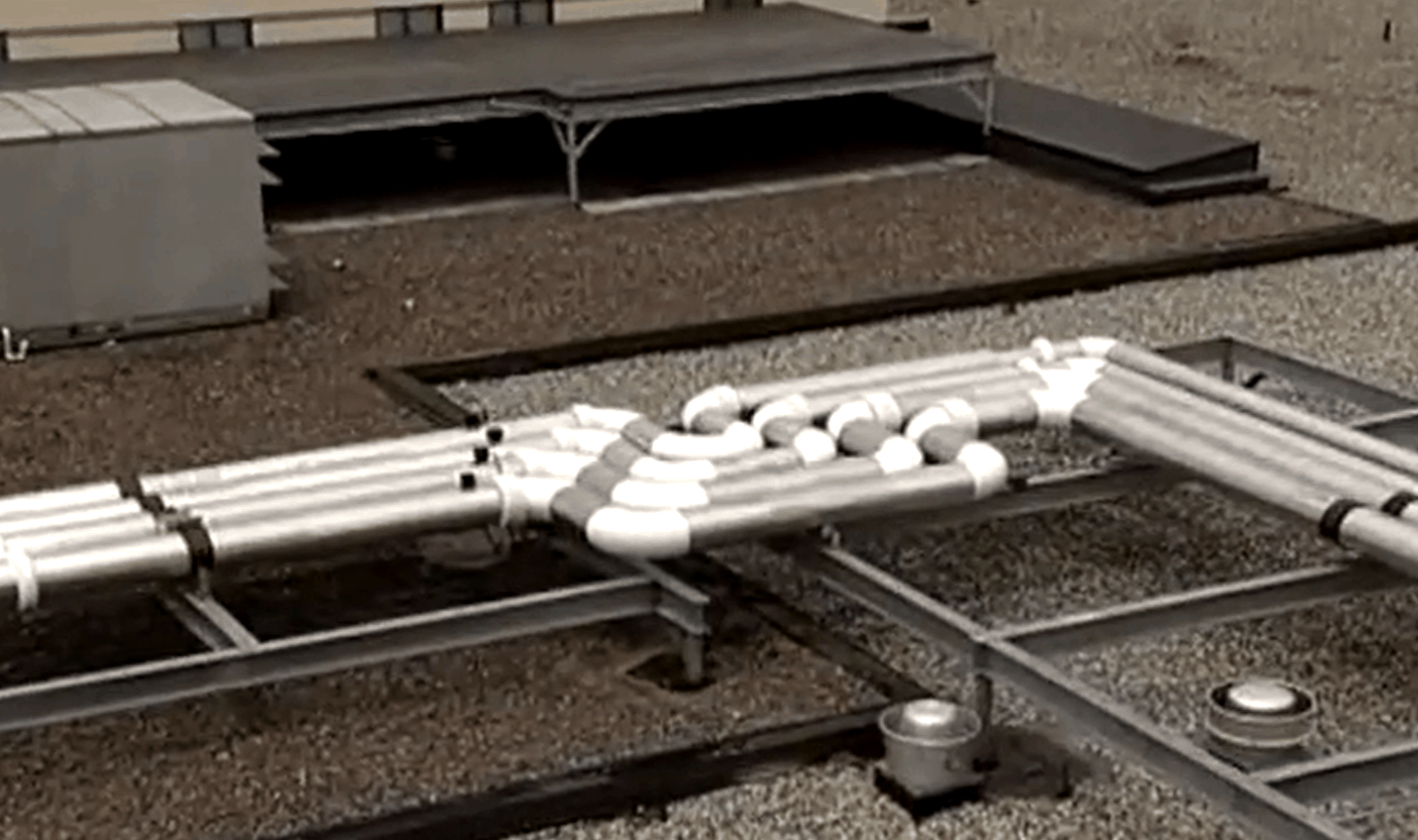 Nested Metraloop Joints Installed to Avoid Adding Costly Structural Steel